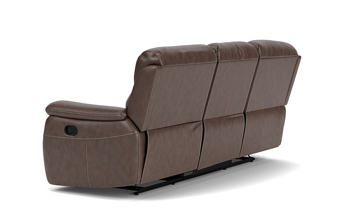 Ranger Reclining Sofa in Brown Leather Sofas Living Room